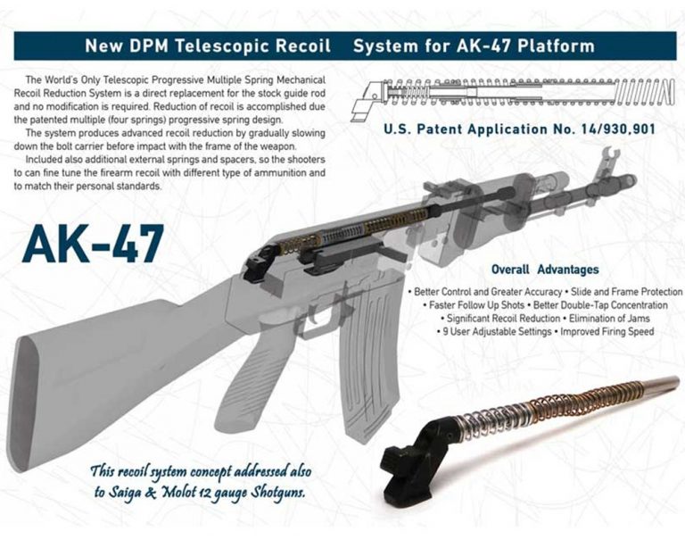 Telescopic Recoil Reduction Spring System By DPM Systems For SAIGA 12 ...