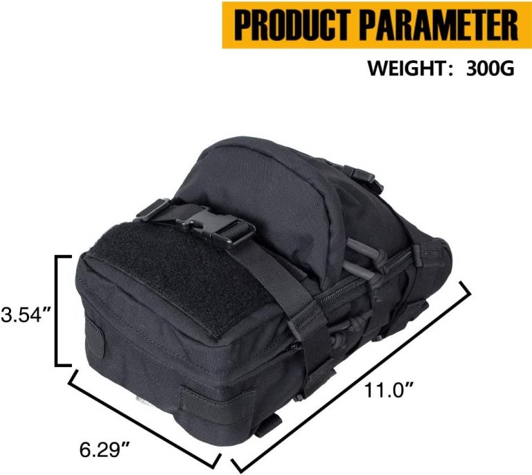 CKS Tactical Hydration Pack With MOLLE Webbing, Water Reservoir And ...