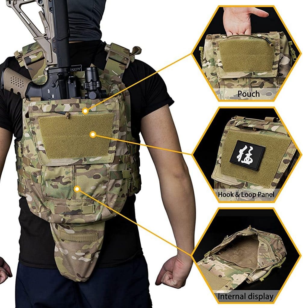 CKS Tactical Zip-on Pouch For CPC AVS JPC2.0 Plate Carrier Vests - CKS ...
