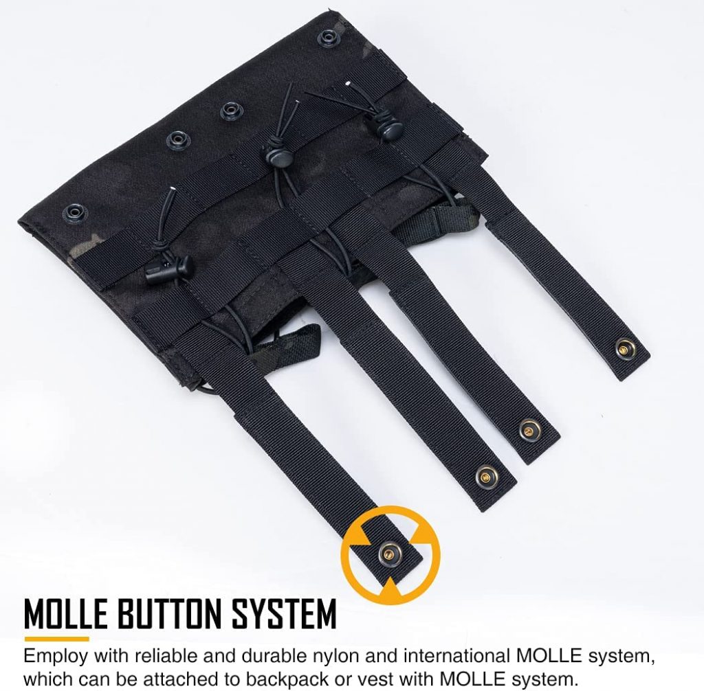 CKS Tactical 500D Nylon Triple Kangaroo Molle Magazine Pouch For 5.56mm ...