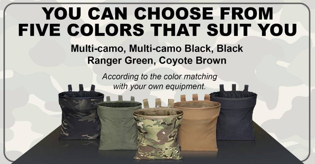 CKS Tactical MOLLE Drawstring Magazine Dump Pouch - CKS Tactical ...